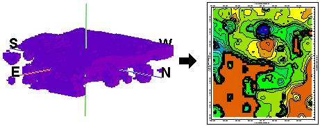 Converting Overburden Thickness to a Grid Model